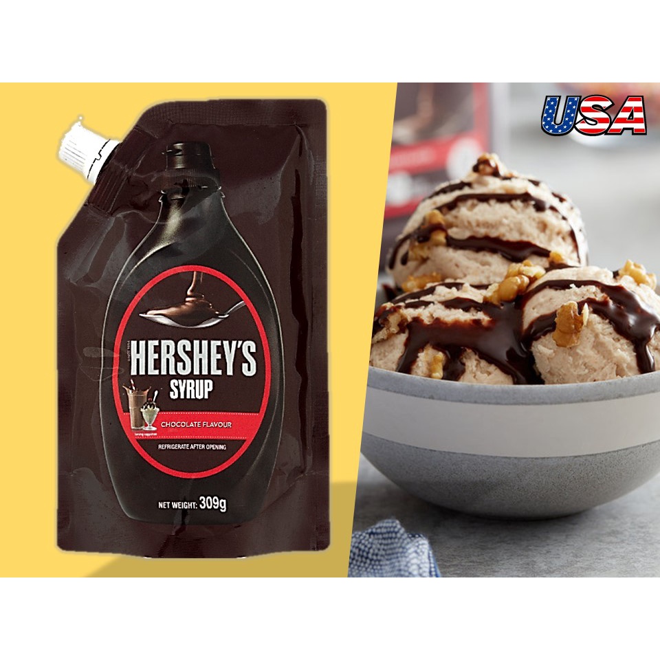 Hershey's Chocolate Syrup เฮอร์ชีส์ รสช็อคโกแลต ไซรัป 309g | Shopee ...