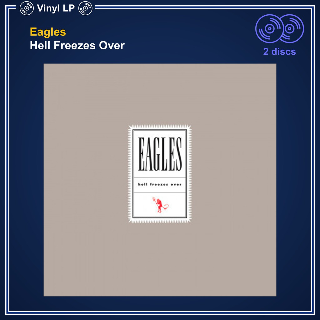 [แผ่นเสียง Vinyl LP] Eagles - Hell Freezes Over [ใหม่และซีล SS ...