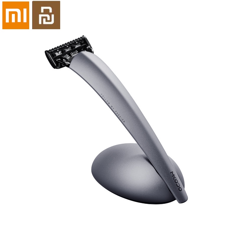 Xiaomi Youpin MKODO มีดโกนคมมีดโกนหนวดแบบพกพา 5 ชั้นหัวพ่อของขวัญ Razor ...