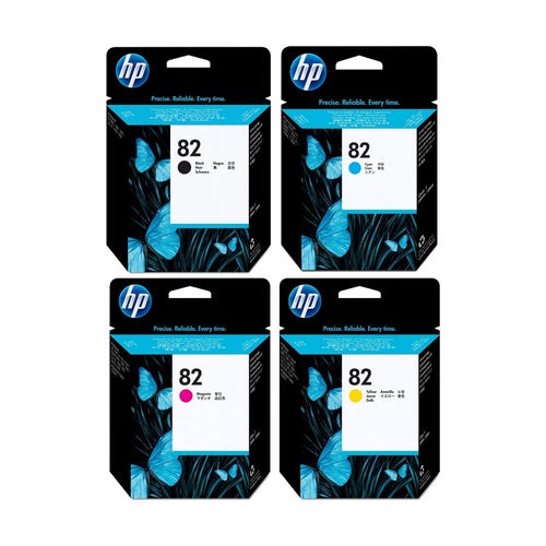 Hp 82 สีฟ้า สีชมพู สีเหลือง HP 10 สีดำ สินค้าโล๊ะสต๊อก ของแท้ 100% ...