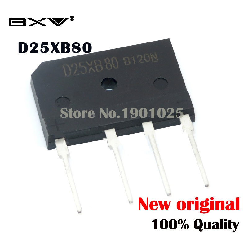 วงจรเรียงกระแสเต็มคลื่นแบบบริดจ์ D25XB80 25XB80 800V 25A 5 ชิ้น ...