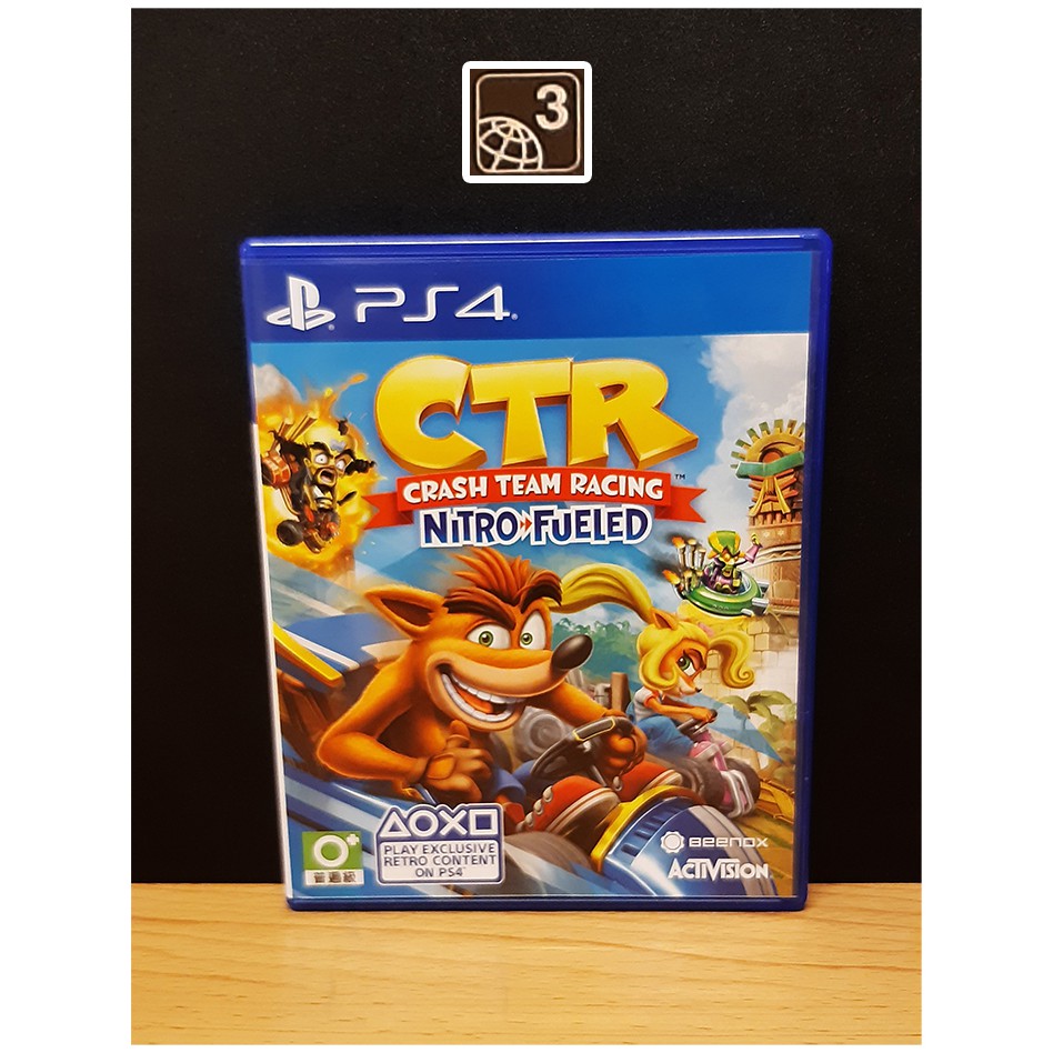 PS4 Games : CTR Crash Team Racing Nitro Fueled โซน3 มือ2 | Shopee Thailand