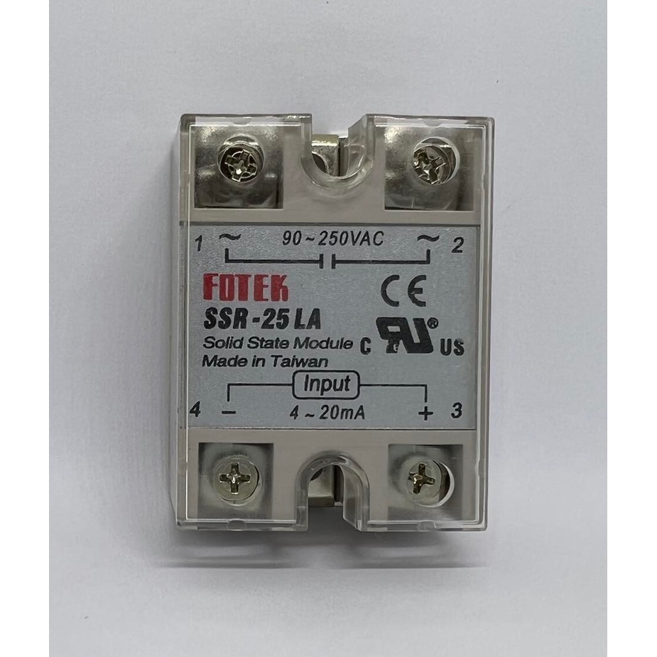 SSR โซลิดสเตตรีเลย์ 25LA 40LA โมดูลควบคุมแรงดันไฟฟ้า DC ปกติเปิด 4-20ma | Shopee Thailand
