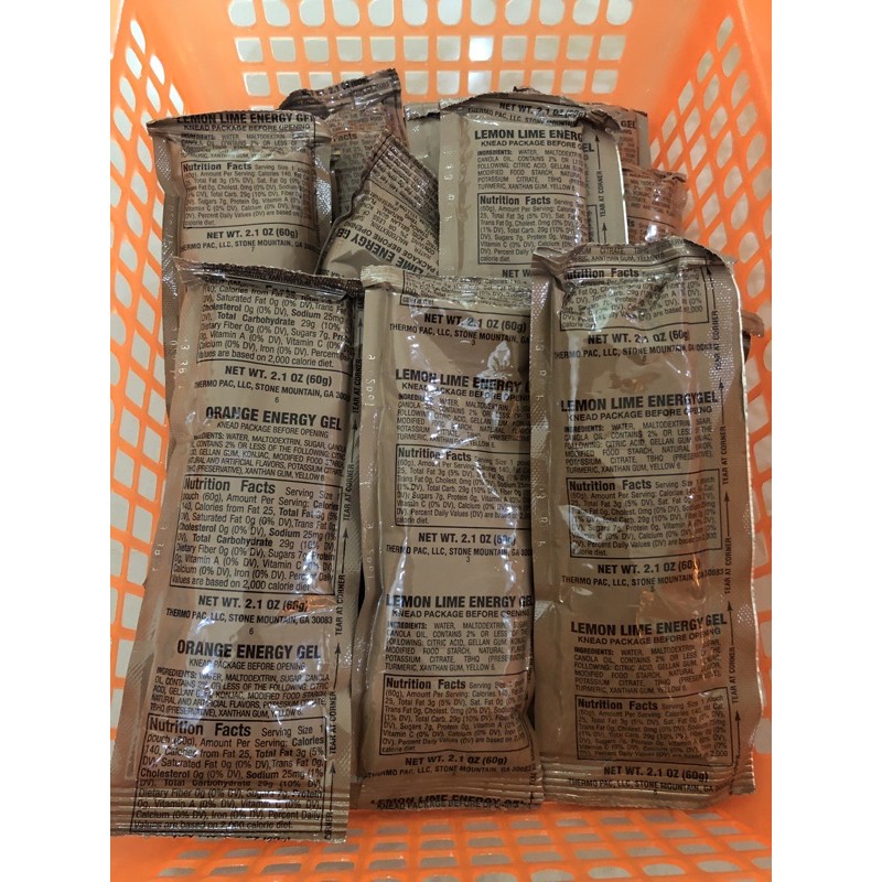 MRE USA MILITARY ENERGY GEL | Shopee Thailand