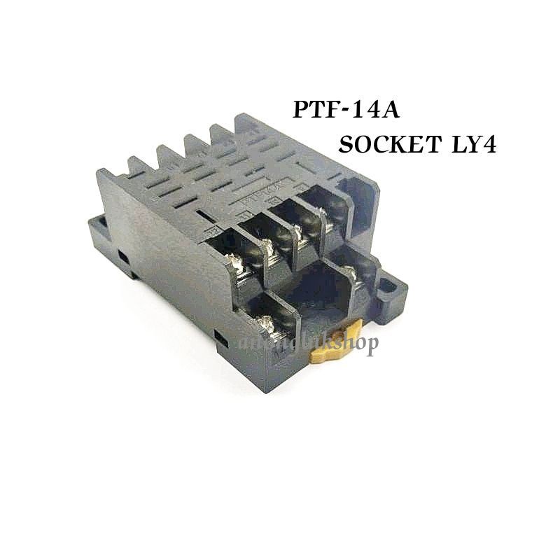 ฐานรีเลย์ 14ขา ฐานเสียบรีเลย์ ช็อกเก็ตรีเลย์ Socket Relay LY4 รุ่น ...