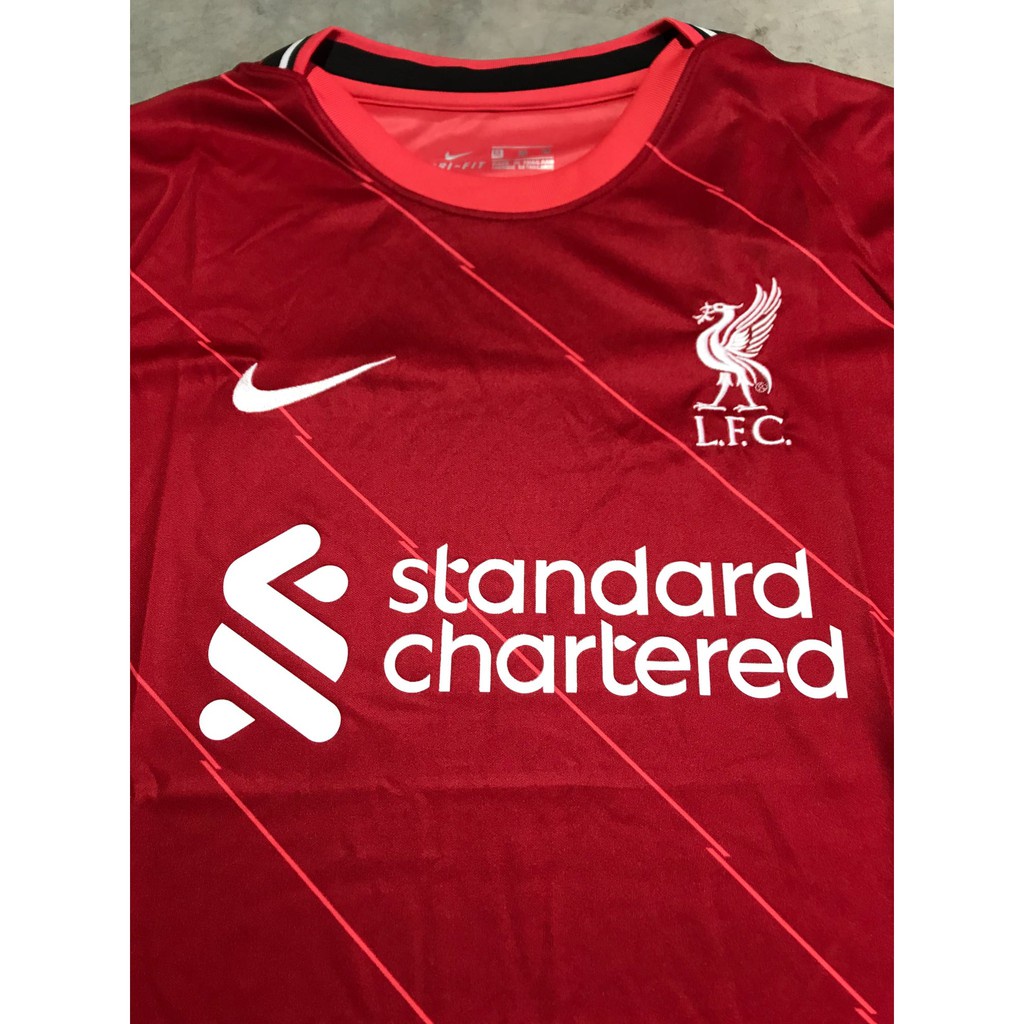 ¤ เสื้อกีฬา + ชื่อเบอร์ + อาร์ม LIVERPOOL Home 2021/22 เกรดแฟนบอล AAA | Shopee Thailand