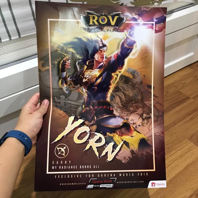 [Limited!!!] Poster ROV โปสเตอร์เกม garena ของแท้!l มีจำนวนจำกัด ...