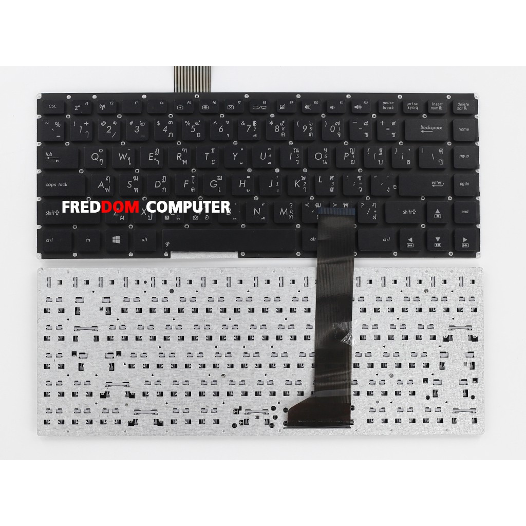 KEYBOARD ASUS คีย์บอร์ด ASUS S46C K46C S46 K46 S46CB K46CM K46E (TH-US ...