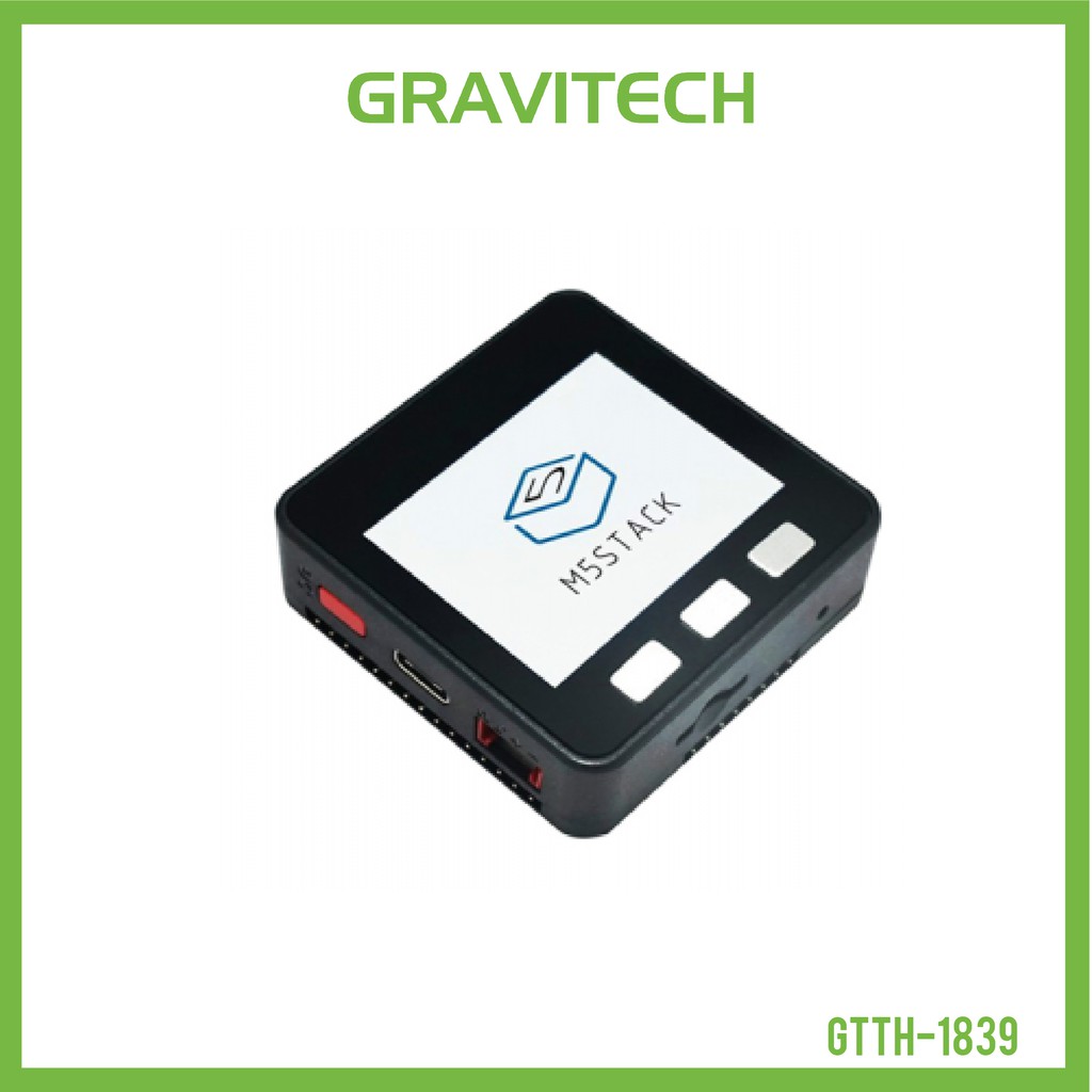 [Gravitechthai]M5Stack Extensible ESP32 Basic Version - Black | Shopee Thailand