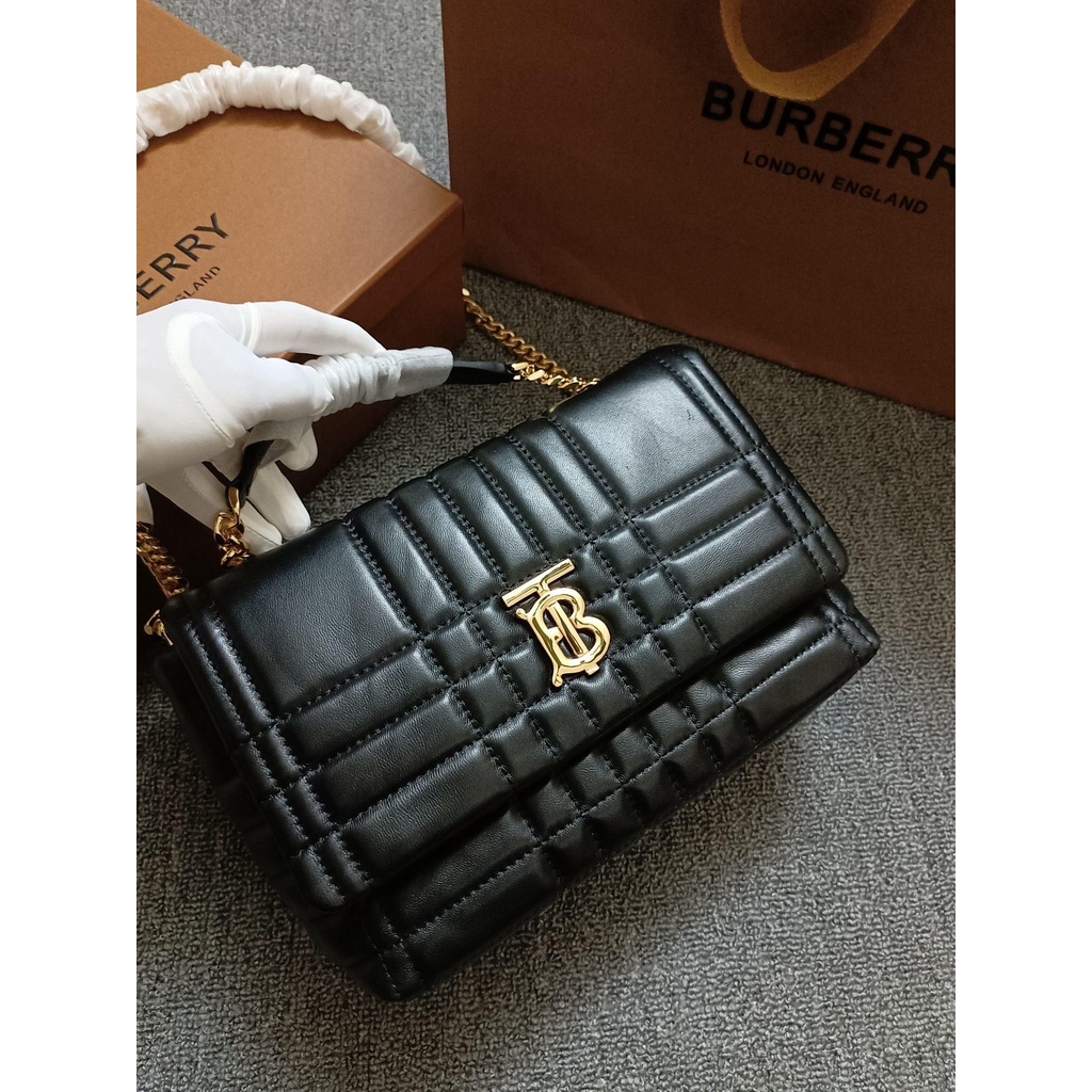 Thomas Bur women's quilted shopper handbag chain sling crossbody messenger flap | Shopee Thailand