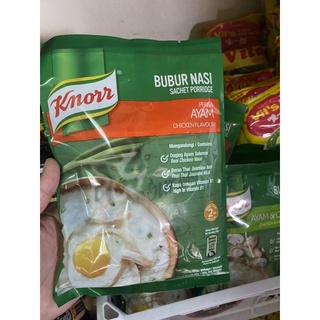 คนอร์โจ๊ก ชนิดซอง รสไก่และไก่เห็ดหอม ฮาลาล (Knorr Bubur Nasi) | Shopee ...