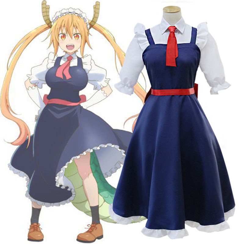 Kobayashi's Dragon Maid Tohru Kobayashi Dress Cosplay Costume #Anime ...