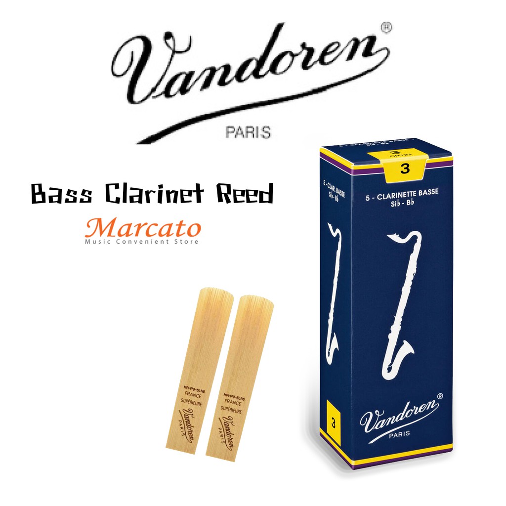 Vandoren Bass Clarinet Reeds ลิ้นเบสคลาริเน็ต (อัน) | Shopee Thailand