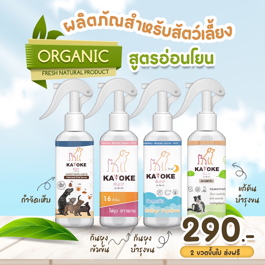 ครบ 1200 มีของแถม 🎉 🐶Kayoke Spray🐱 สเปน์สูตรอ่อนโยนสำหรับสัตว์เลี้ยง ...