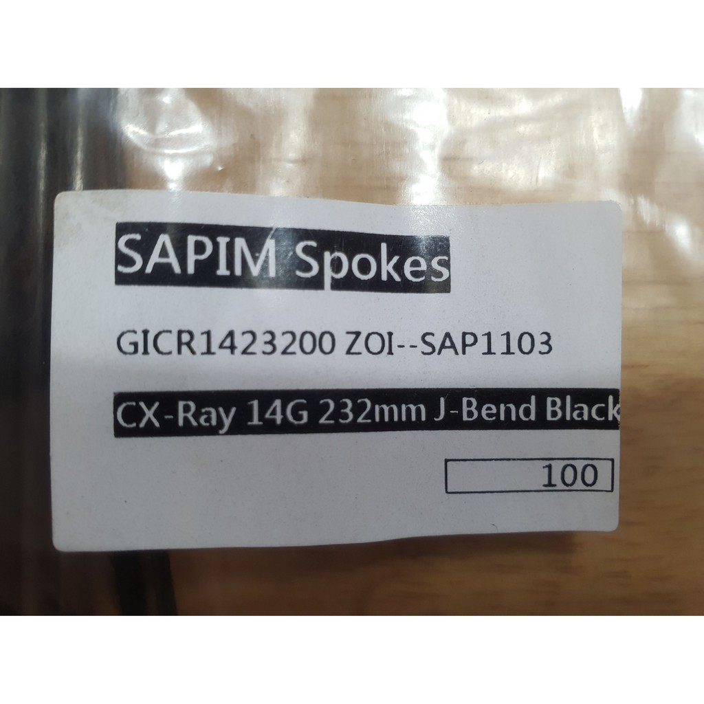SAPIM ซี่ลวดล้อจักรยาน รุ่น CX-RAY J-BEND BLACK (150บาท ต่อ 1 เส้น) | Shopee Thailand