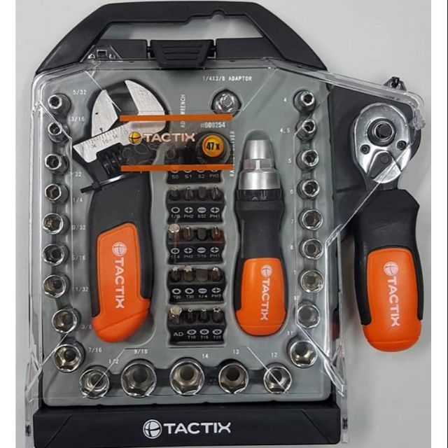 ชุดเซ็ตไขควงบล็อค อเนกประสงค์ TACTIX 900254 | Shopee Thailand