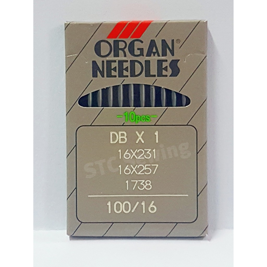 ORGAN เข็มจักรเย็บอุตสาหกรรม DBx1 เบอร์ 100/16 เกรด A Made in Japan 1ห่อ (มี10เล่ม) | Shopee ...