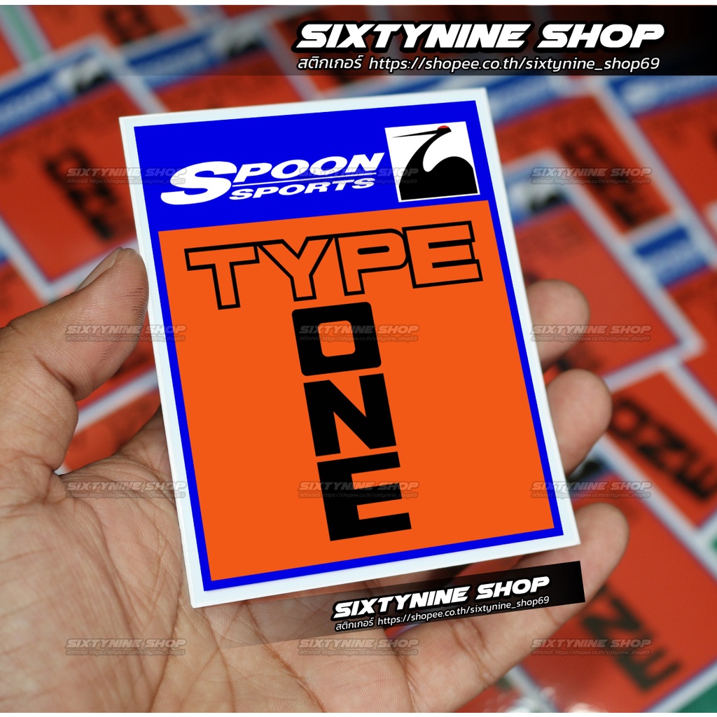 สติกเกอร์ Spoon TYPE ONE SPOON SPORT | Shopee Thailand