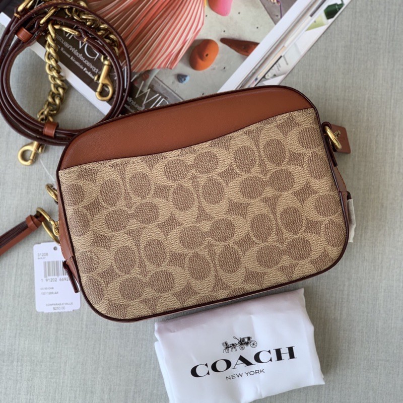 Coach Camera Bag In Signature Canvas | Shopee Thailand