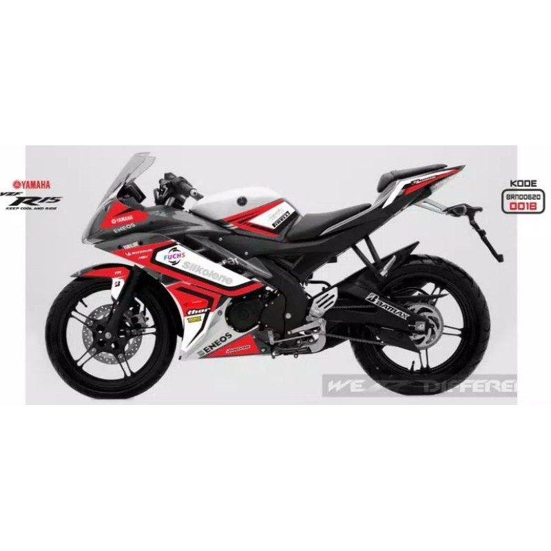 Yamaha R15 v2 รูปลอกแถบสติ๊กเกอร์มอเตอร์ไซค์ yamaha R15/R15 Variation ...