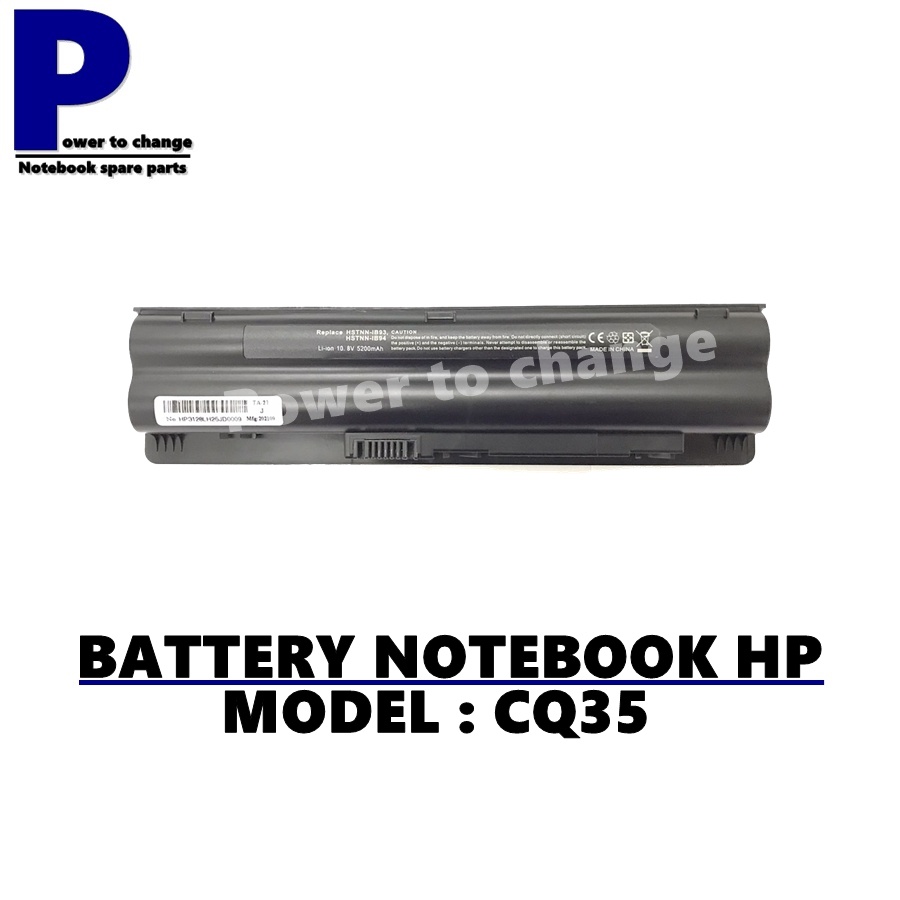 BATTERY NOTEBOOK HP CQ35 DV3-2000 HSTNN-IB93 HSTNN-IB94/ แบตเตอรี่โน๊ตบุ๊คเทียบ (OEM) | Shopee ...