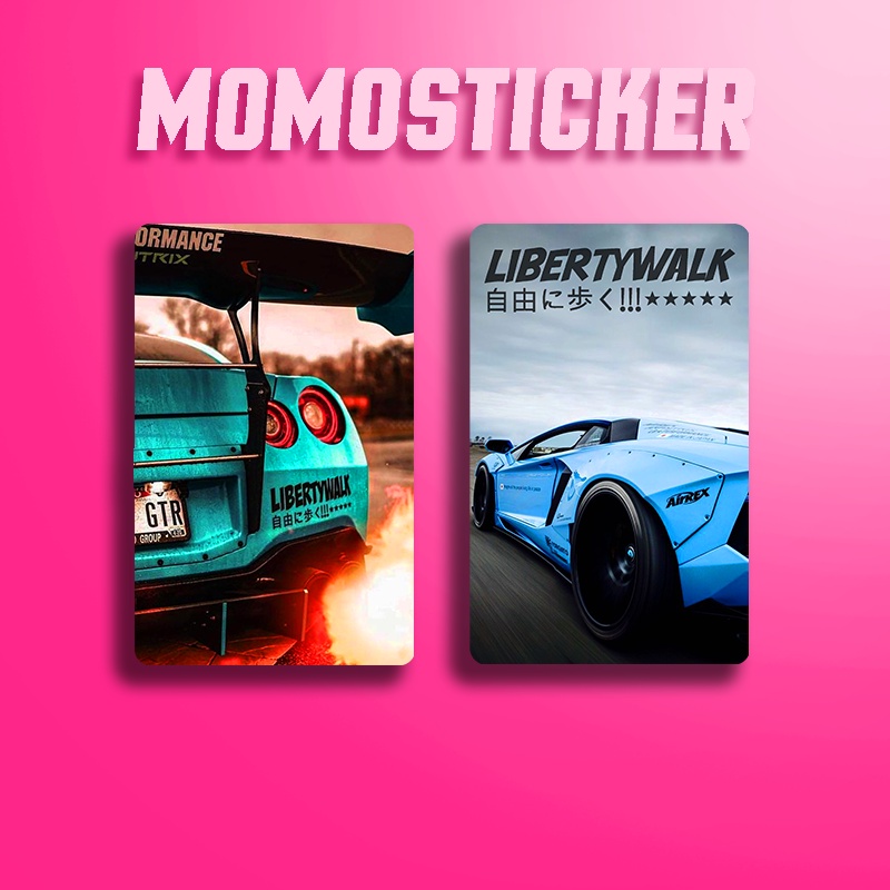 Liberty สติกเกอร์การ์ดธนาคาร WALK LB WALK JDM GTR TOUCH N GO ATM T*G ...