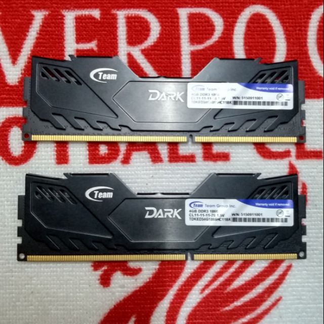 ram team dark ddr3 bus 1866 8gb ( 4gb×2 ) | Shopee Thailand