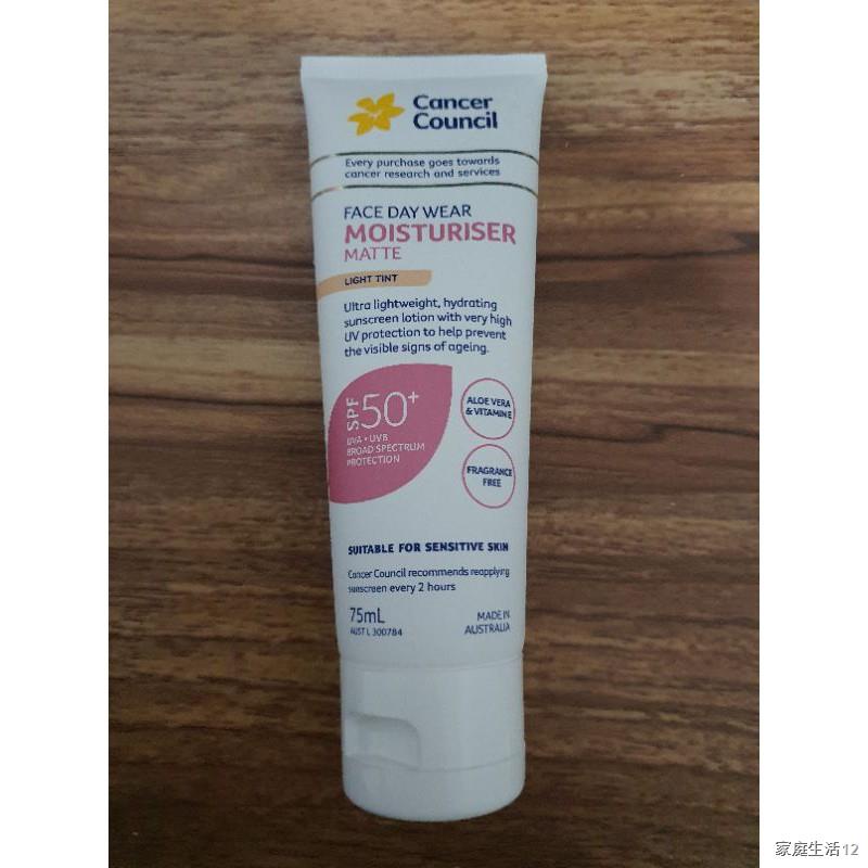 ครีมกันแดด Cancer Council Australia Face Day Wear Moisturiser Matte SPF 50+ UVA UVB 75 ml ...