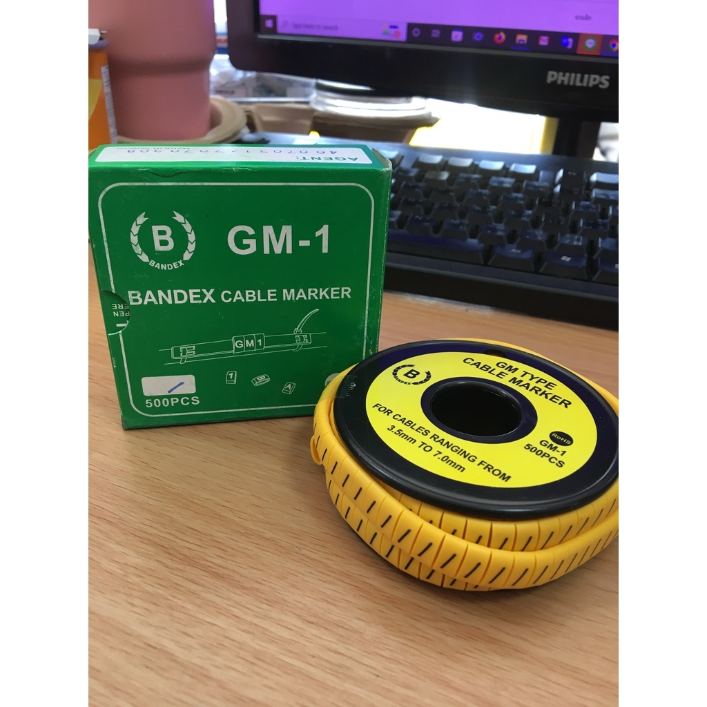 เคเบิ้ลมาร์คเกอร์ CABLE MARKER (NUMBER AND LETTERS) (BANDEX) รุ่น GM ...