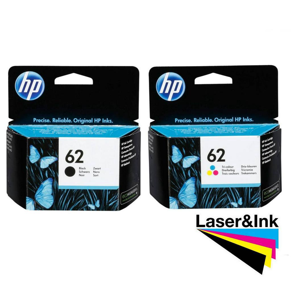 HP 62 Black / 62 Tri-color Original Ink Cartridge | Shopee Thailand