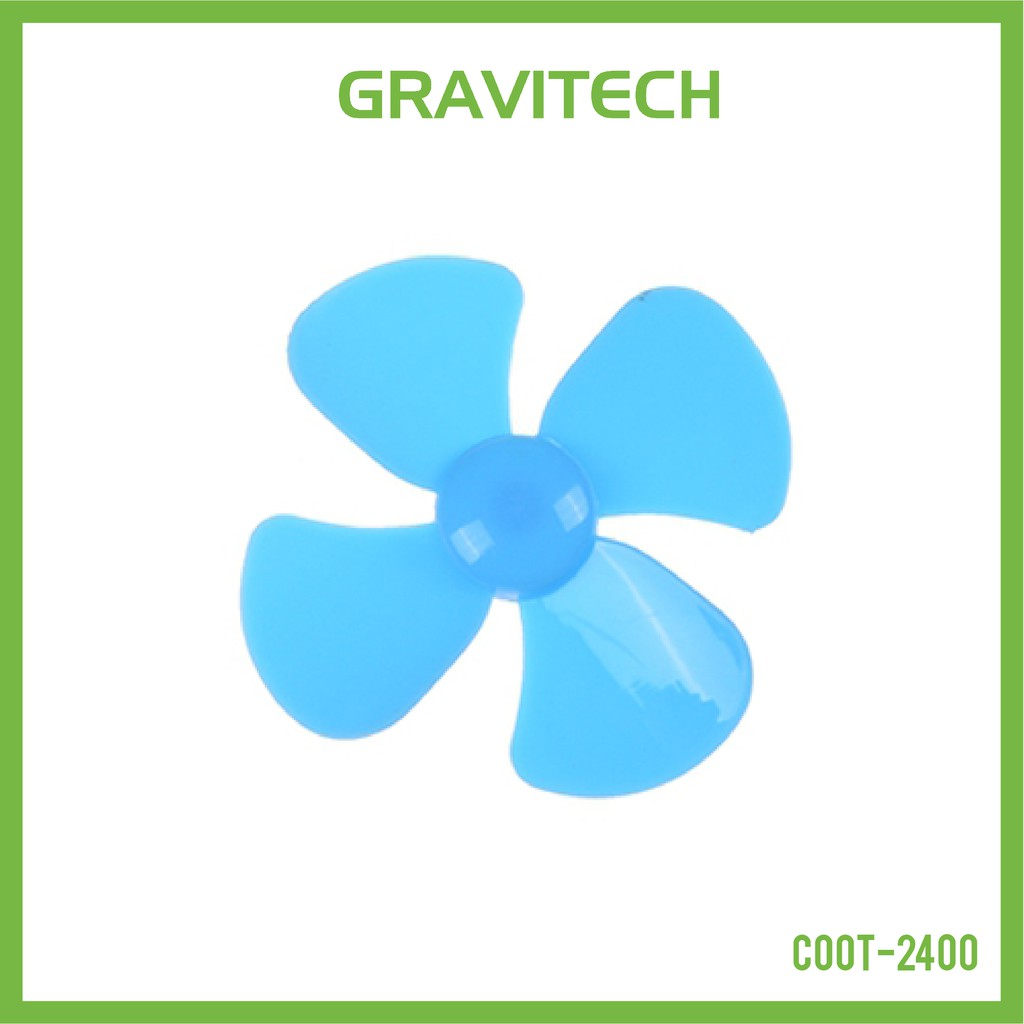 [Gravitechthai]100mm Fan Propeller Blade with 2mm Shaft - Blue | Shopee ...
