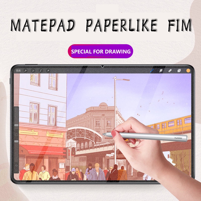 Huawei Matepad ที่ถอดออกได้ป้องกันหน้าจอดูดซับ Paperlike ฟิล์มสําหรับ ...