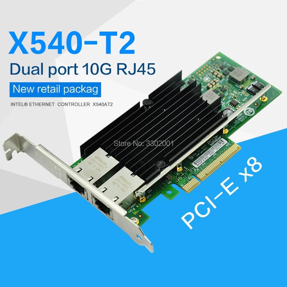 ส่งฟรี ประกัน 1 ปี สินค้าในไทย Intel X540-T2 Network Card 10gb 10g Dual ...