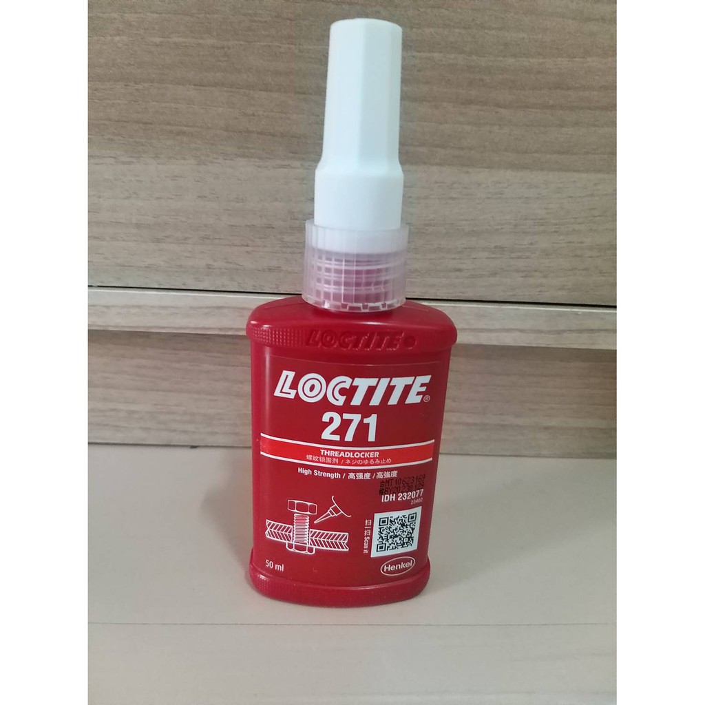 Loctite #271 น้ำยาล็อคเกลียวแรงยึดสูง น้ำสีแดง 50ml. | Shopee Thailand