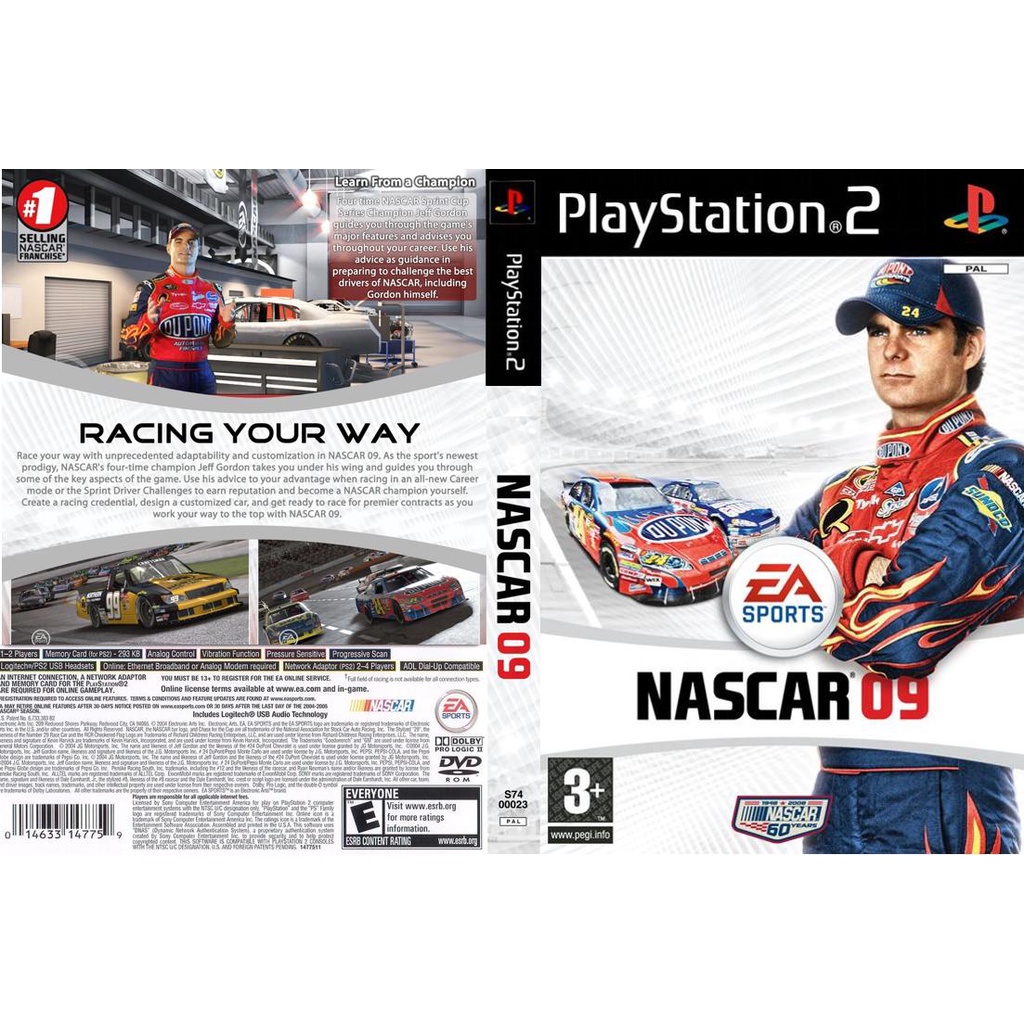 แผ่นเกมส์ PS2 NASCAR 09 คุณภาพ ส่งไว (DVD) | Shopee Thailand