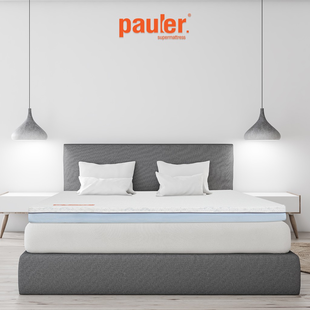 Pauler Topper ท็อปเปอร์ Visco UHD Foam-® เสริมเมมโมรี่โฟม รุ่น Albany ...