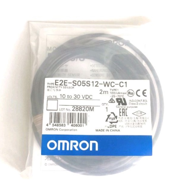 E2E-S05S12-WC-C1 omron {ของแท้} เซนเซอร์ E2E-S05S12-WC-C1 2M พร็อกซิมิตีสวิตช์ M5 เอาต์พุต NPN ...