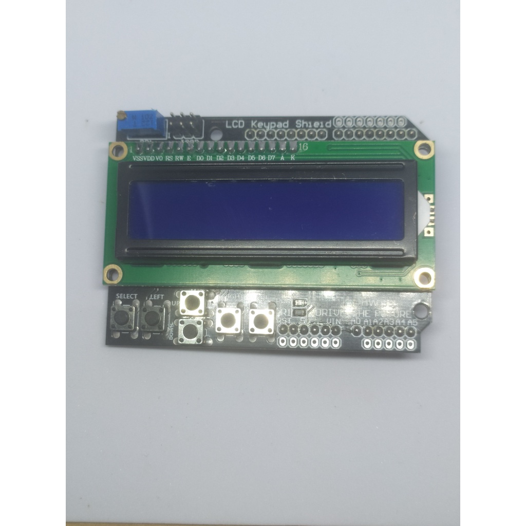 LCD 1602 KeyPad Shield จอแสดงผล LCD ขนาด 16 ตัวอักษร 2 บรรทัด พร้อมปุ่ม ... LCD 1602 KeyPad Shield จอแสดงผล LCD ขนาด 16 ตัวอักษร 2 บรรทัด พร้อมปุ่ม ...