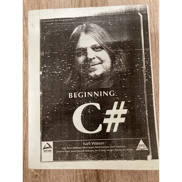 หนังสือมือสอง Textbook ราคาถูก Beginning C# *ถ่ายเอกสาร/Karli Watson 2 ...