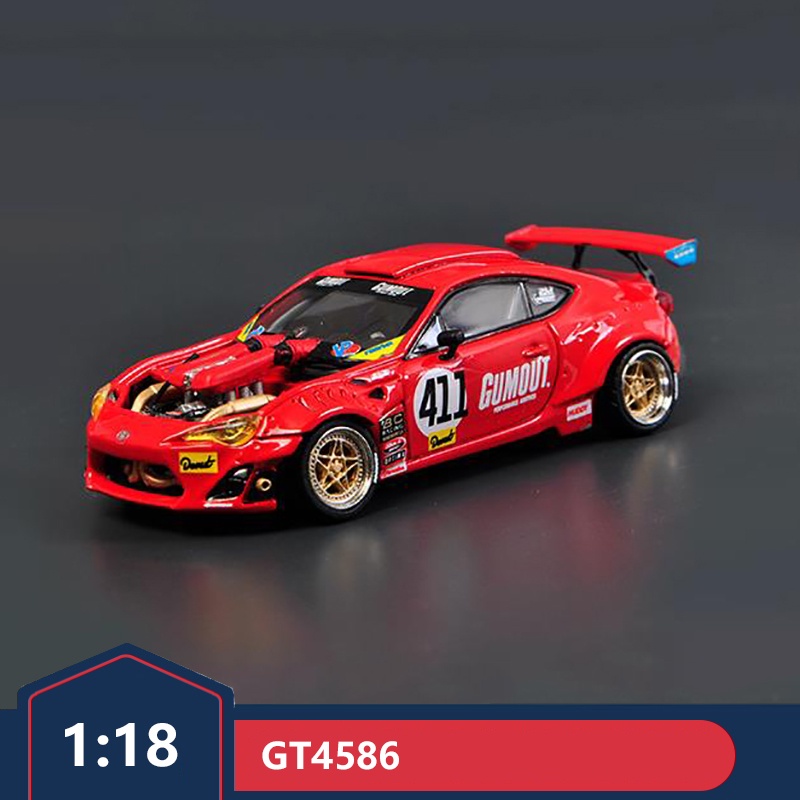 โมเดลรถยนต์ 1:64 DCM Toyota GT4586 Toyota GT86 Ferrari 458 | Shopee ...