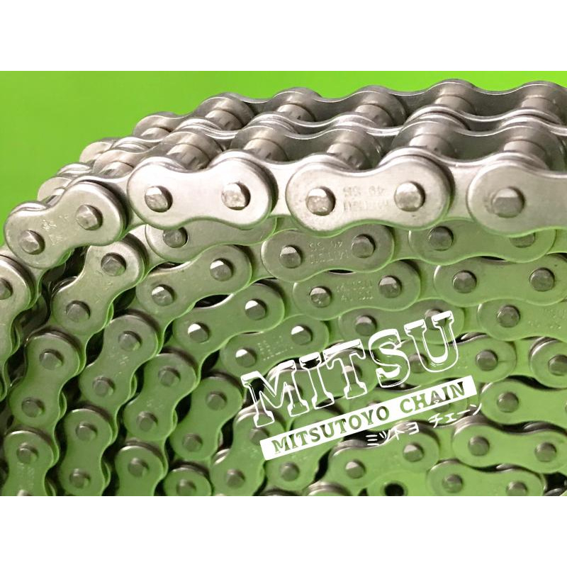 MITSU โซ่มิตซู 60-2R MITSUTOYO ROLLER CHAIN (JAPAN) /1กล่อง =10ฟุต ...