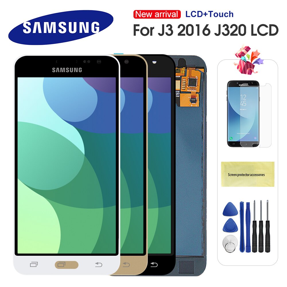 หน้าจอแสดงผล LCD ดิจิทัล LCD ปรับความสว่างได้ พร้อมกรอบ สําหรับ Samsung ...