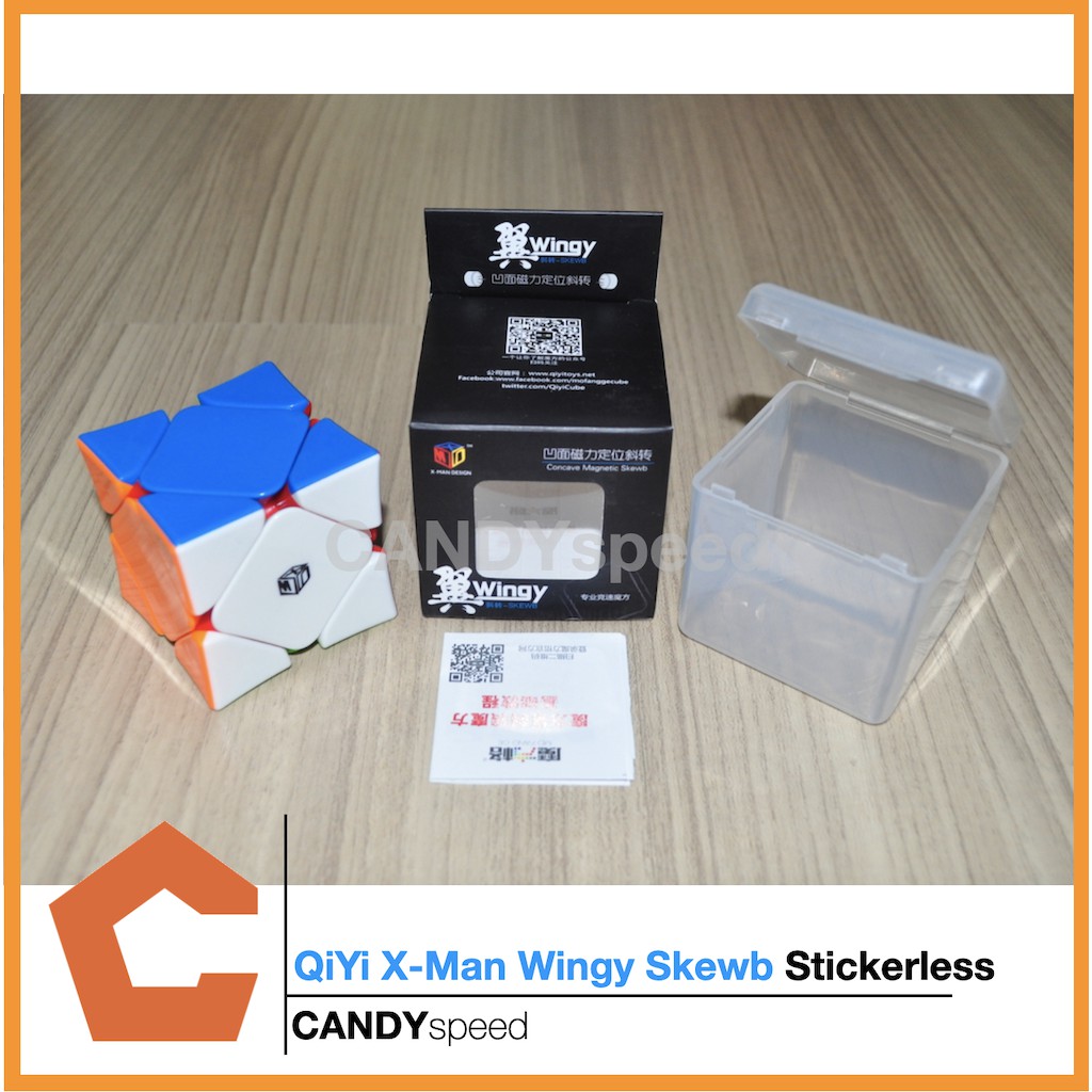 รูบิค Qiyi Wingy Magnetic Skewb Concave Stickerless | By CANDYspeed ...