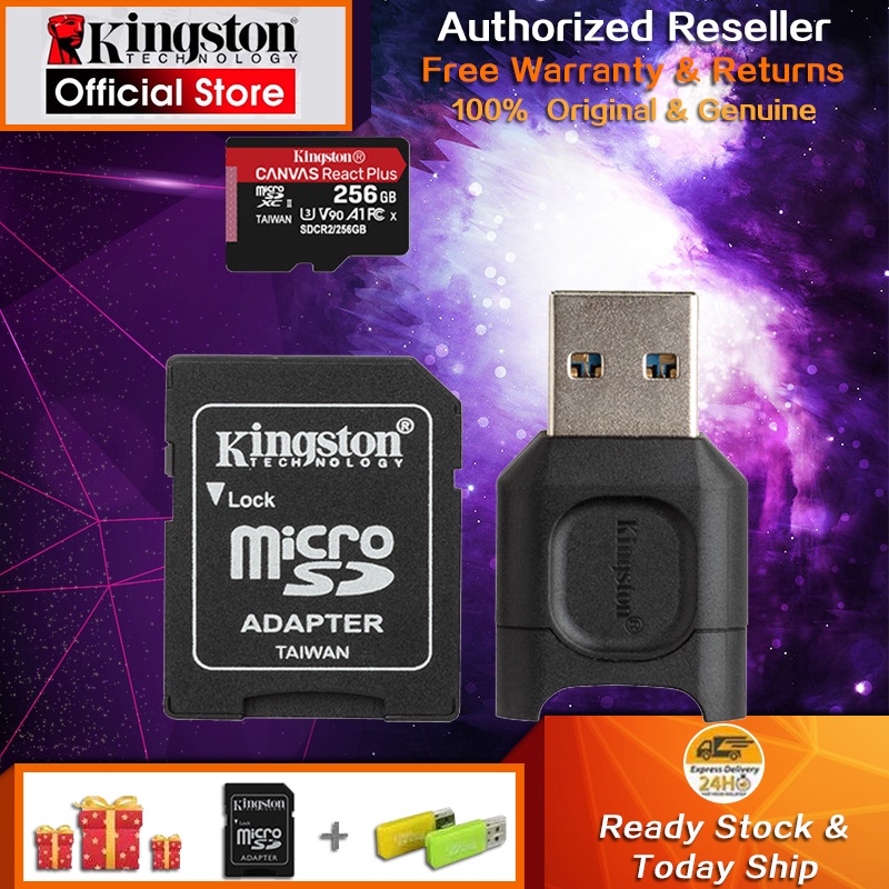 Kingston Micro SD Card 32GB / 64GB Class 10 100MB/s Canvas Select Plus ...