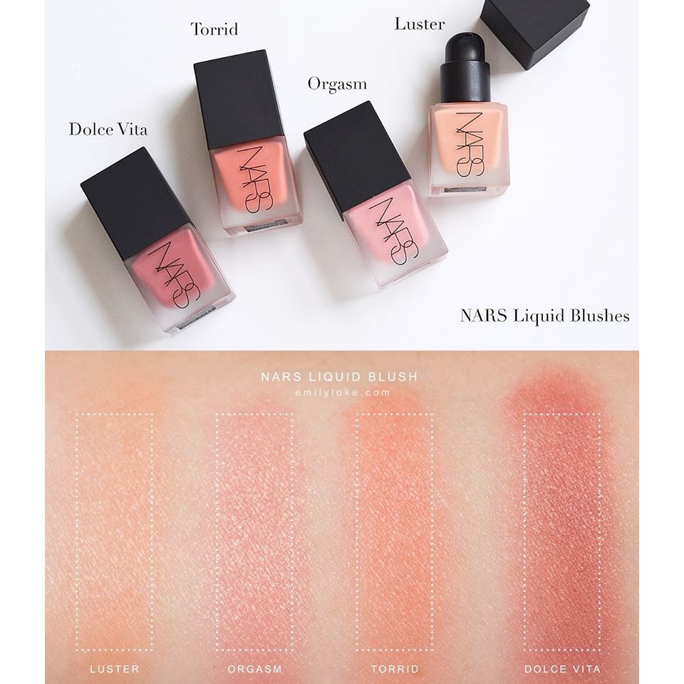 NARS Liquid Blush 15 ml. สี Orgasm / Behave / Torrid | Shopee Thailand