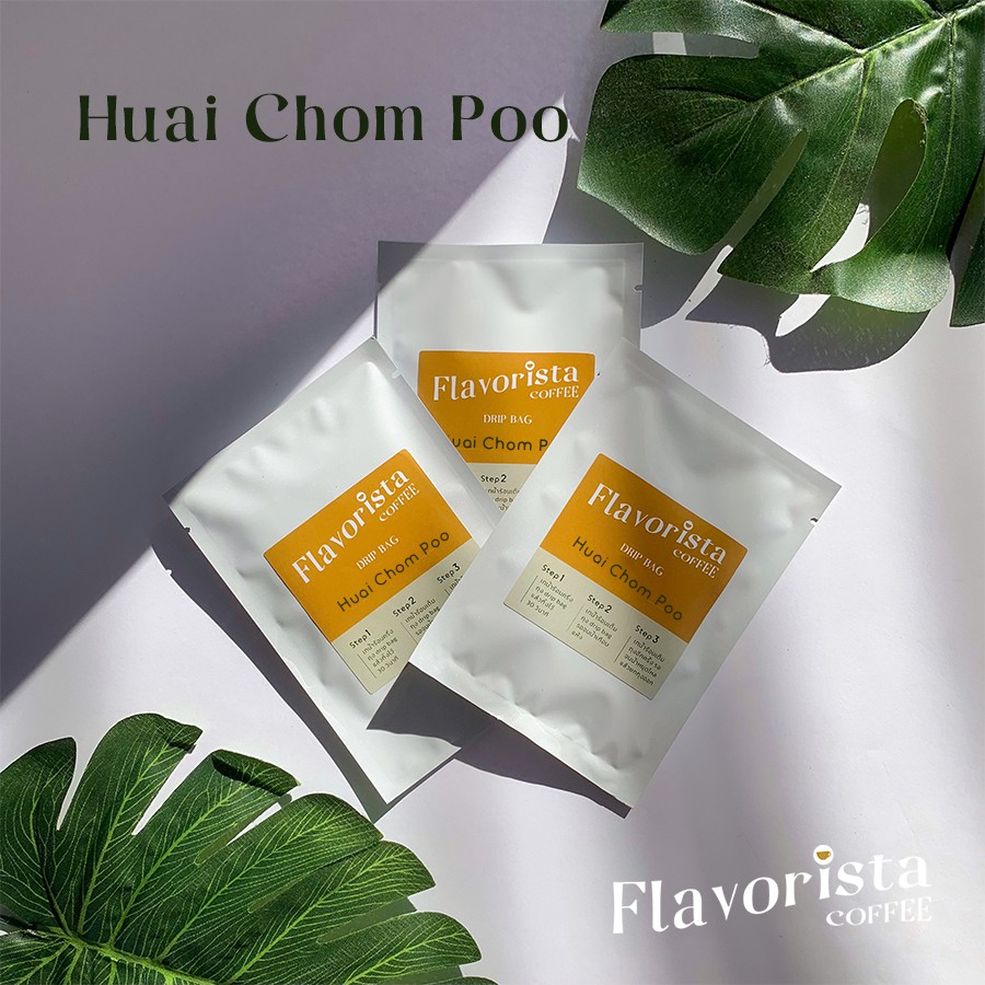 Huai Chom Poo Drip Bag กาแฟดริปแบบซอง Flavorista coffee | Shopee Thailand