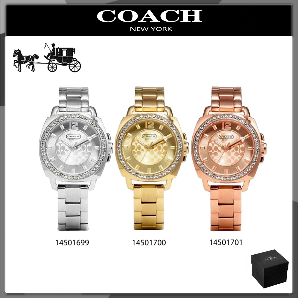 【HOT】Coach แท้ 100% 14501699 14501700 14501701 - 34mm นาฬิกาแบรนด์เนม ...