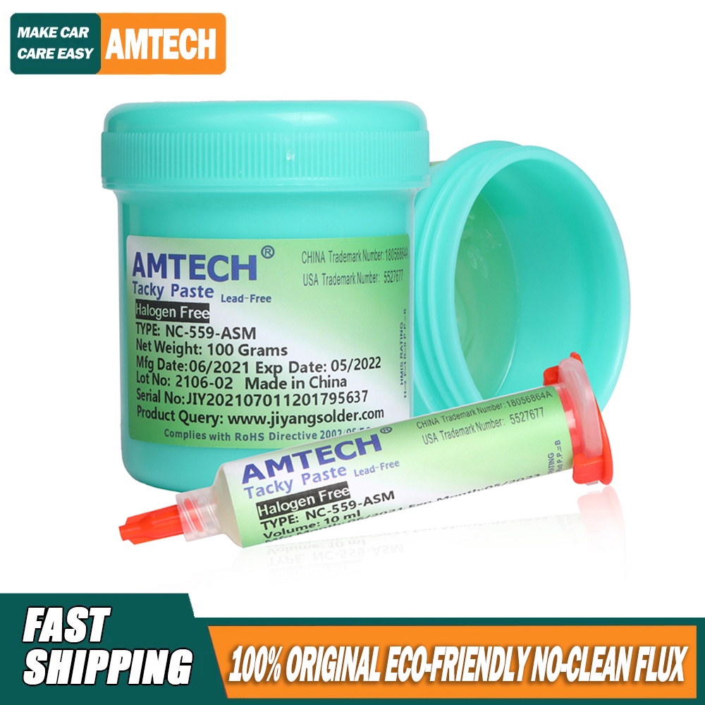 AMTECH-NC-559-ASM Halogen Free BGA Rework Solder Paste Mobile Phone ...