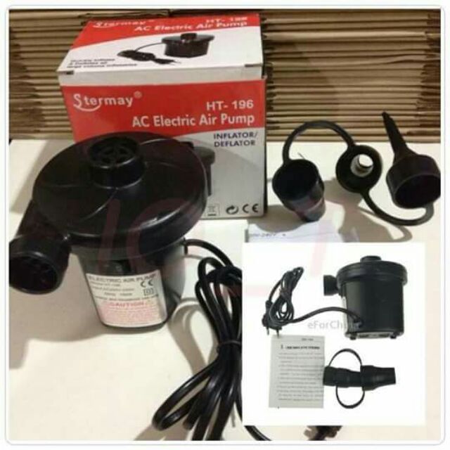 ปั้มลมไฟฟ้า ที่สูบลมไฟฟ้า รุ่น Stermay HT-196 | Shopee Thailand