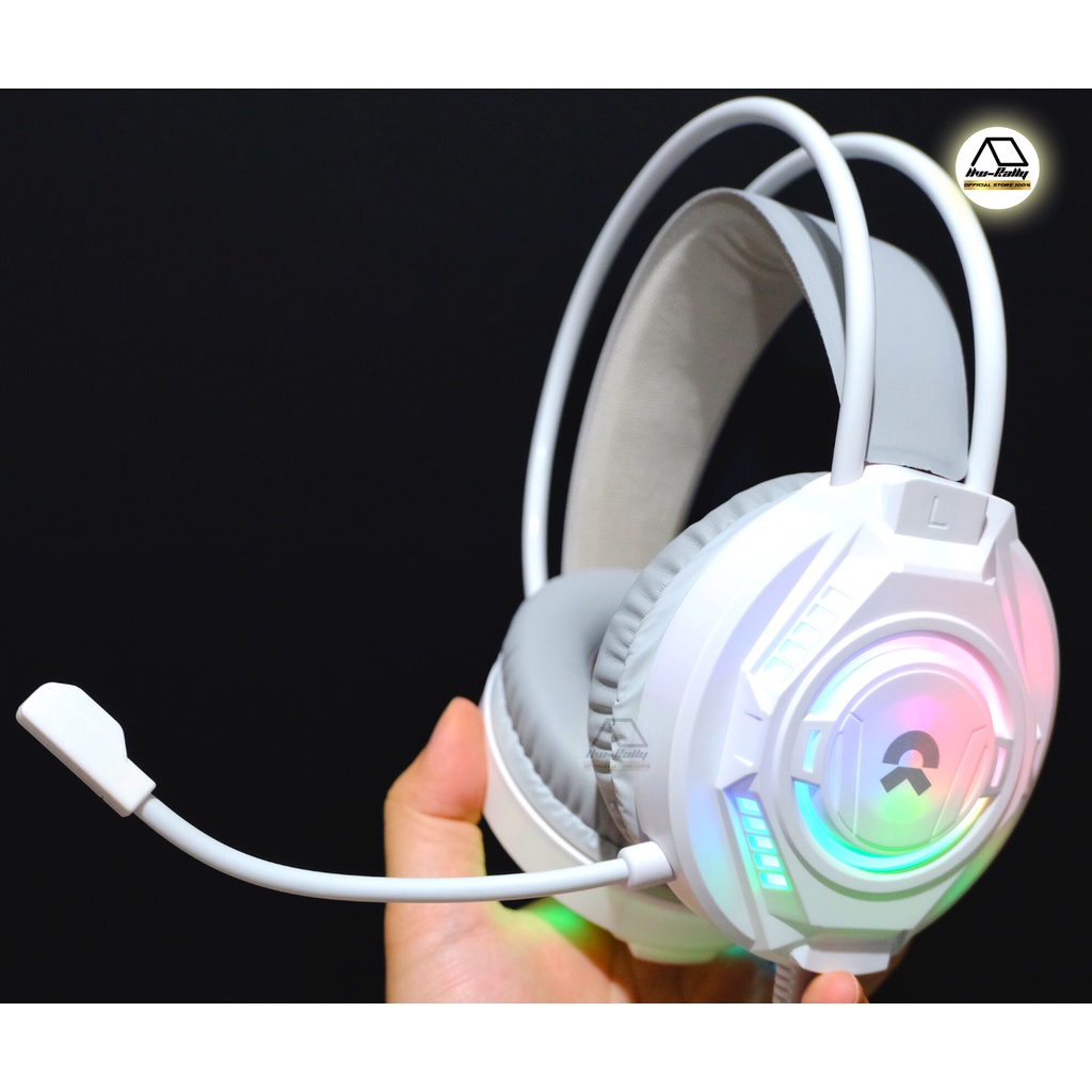 หูฟังเกมมิ่ง หูฟังเล่นเกมส์ OKER G225 ระบบไฟสี Rainbow PRO GAMING HEADSET Jack 3.5+USB | Shopee ...